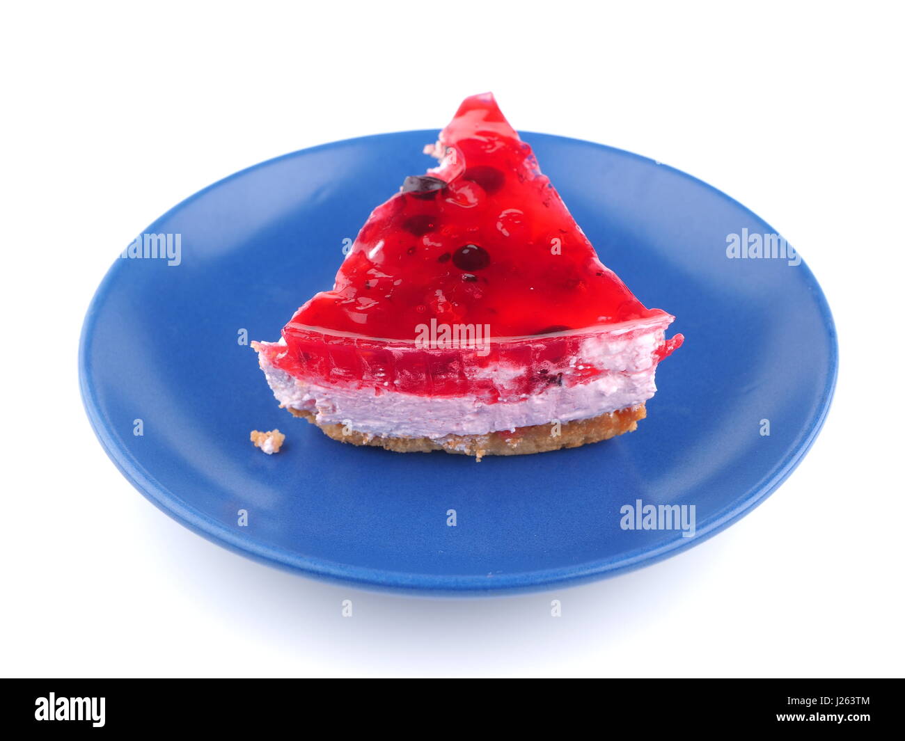 Berry pie on a white background Stock Photo - Alamy