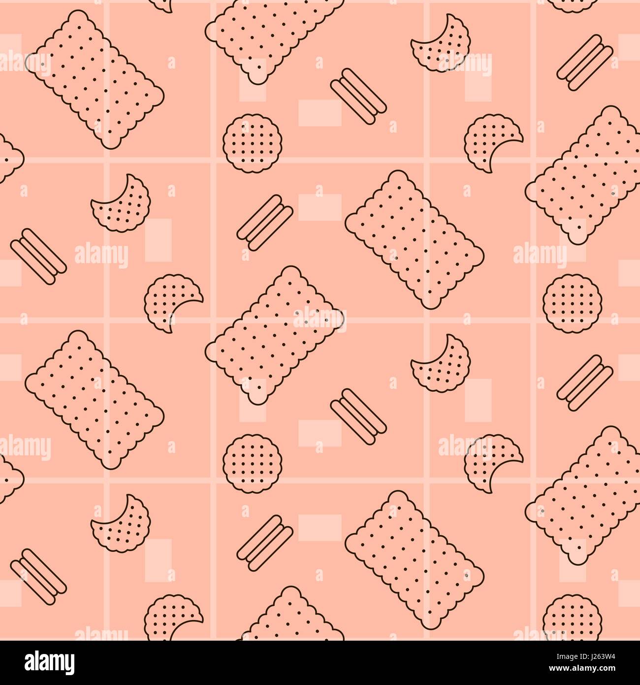 Biscuit line drawing hi-res stock photography and images - Alamy
