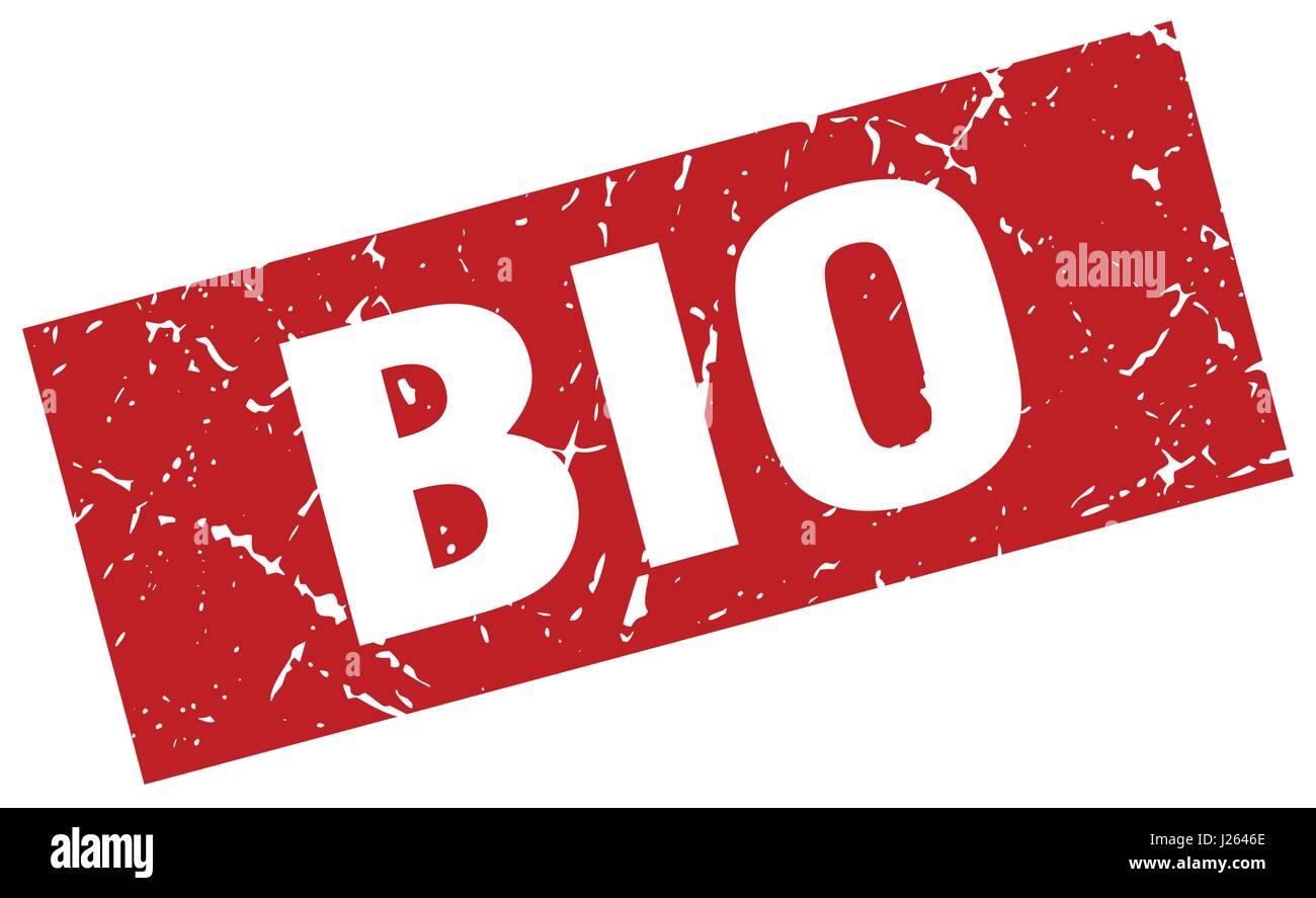 Bio red vintage seal isolated Stock Vector Images - Alamy