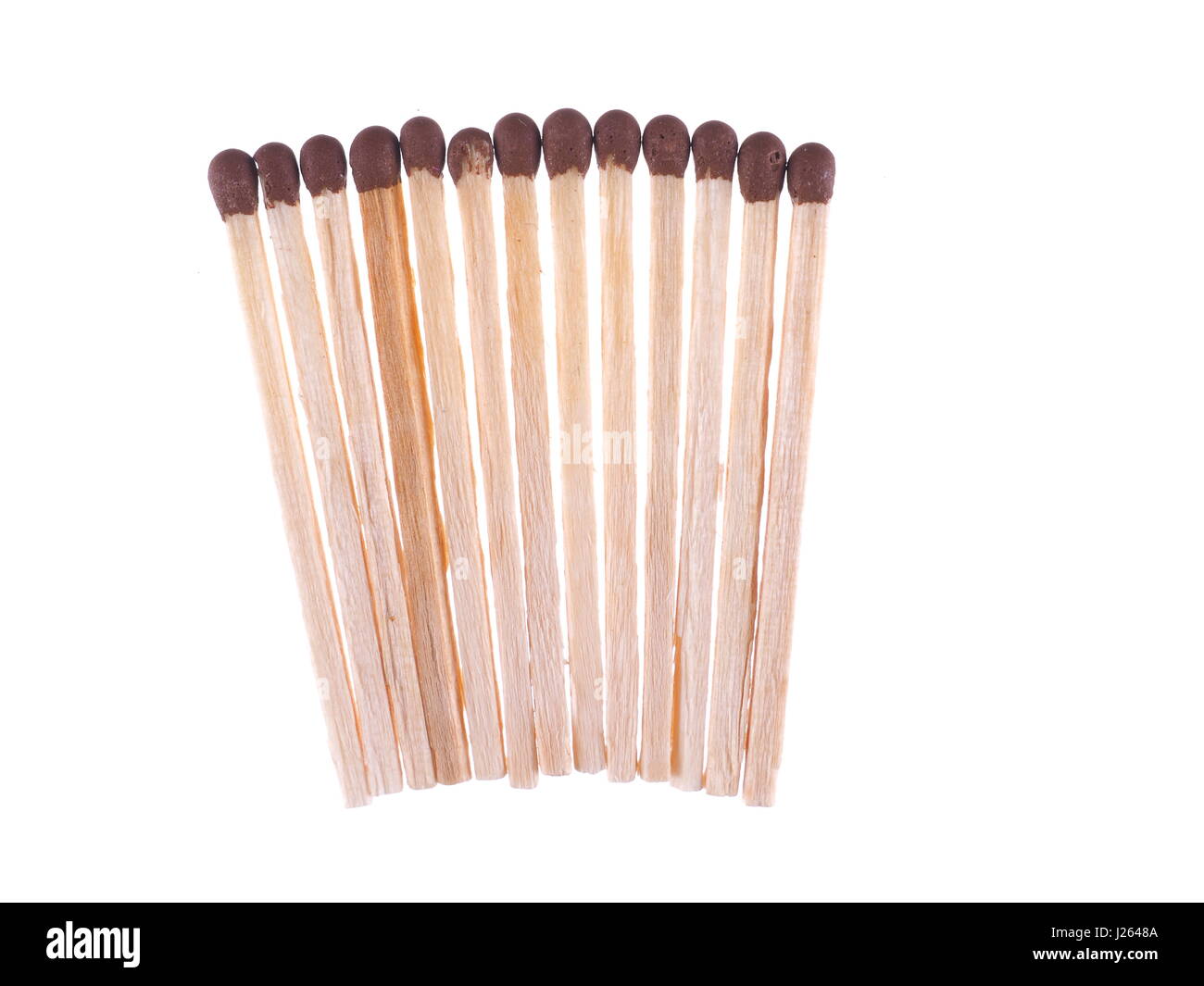 matches on a white background Stock Photo - Alamy