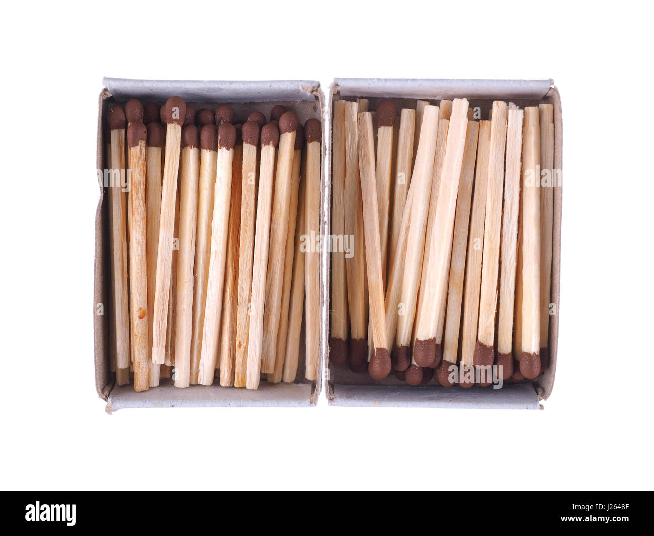 matches on a white background Stock Photo - Alamy