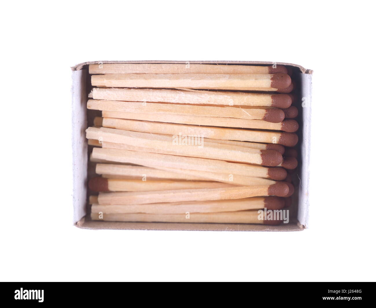 matches on a white background Stock Photo - Alamy