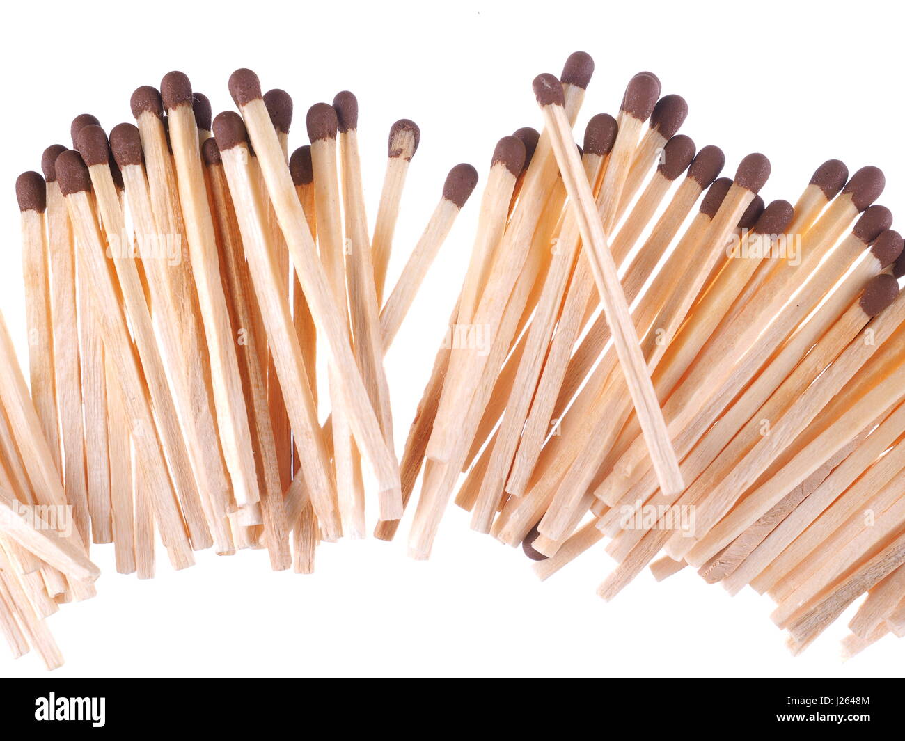matches on a white background Stock Photo - Alamy
