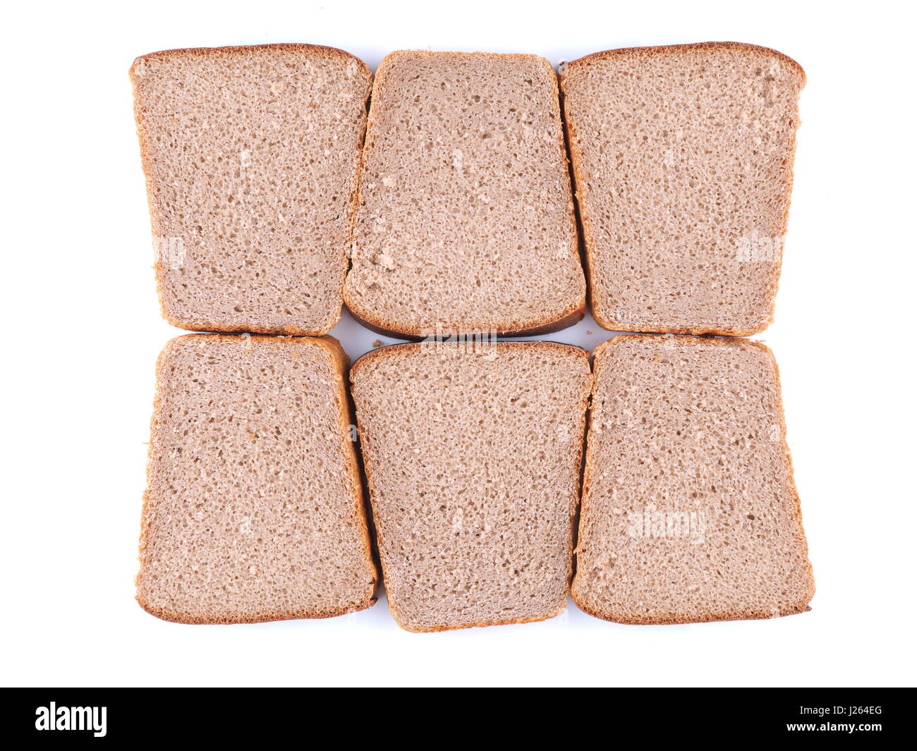 bread on a white background Stock Photo - Alamy