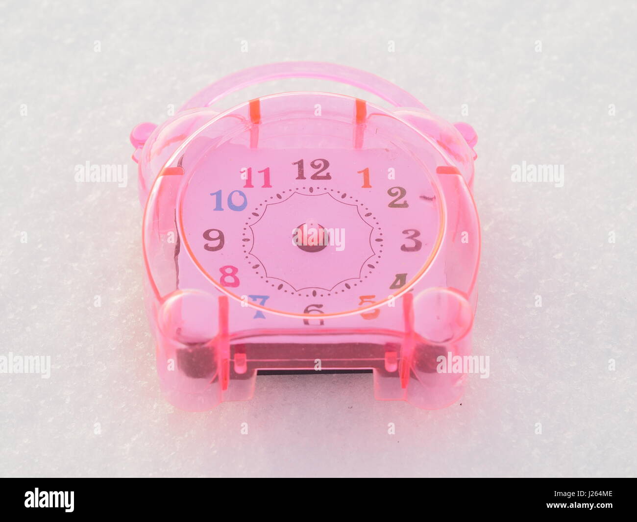 clock in the snow Stock Photo - Alamy