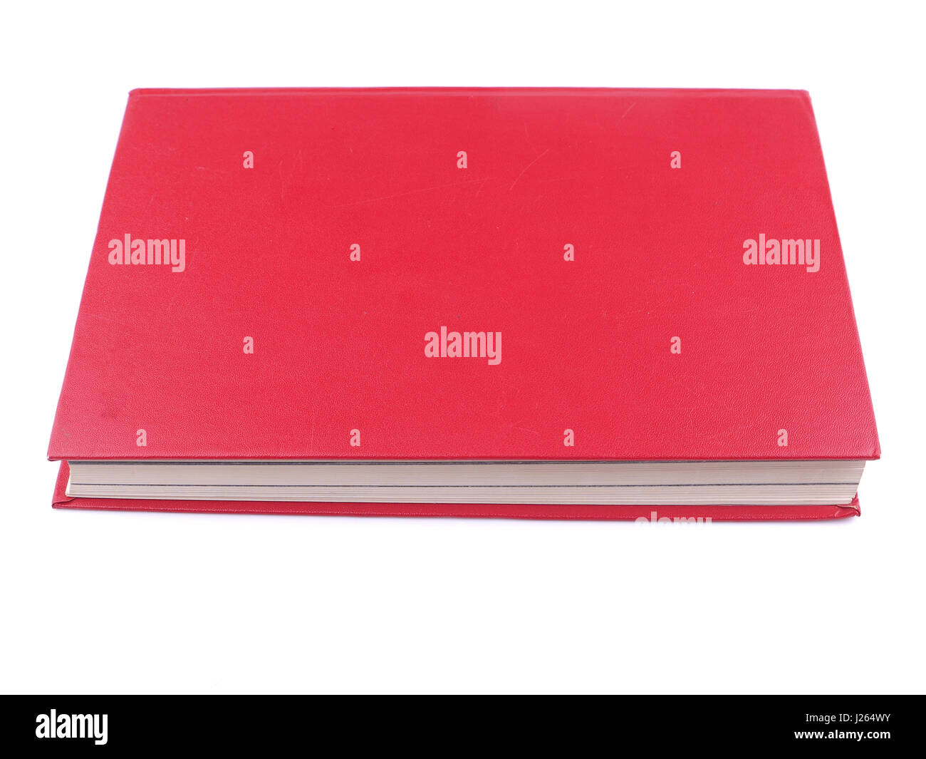 red book on a white background Stock Photo - Alamy