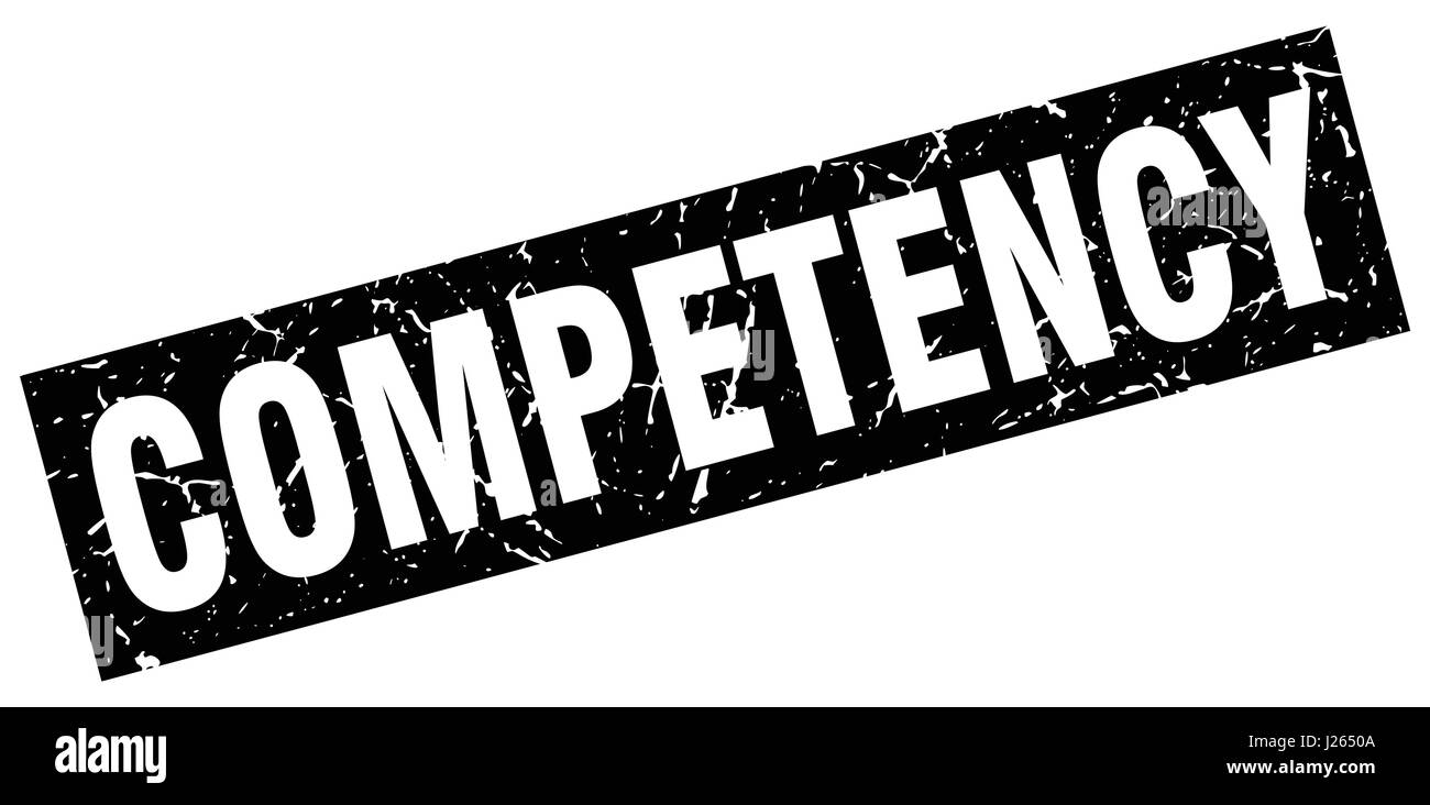 Competency stamp Black and White Stock Photos & Images - Alamy