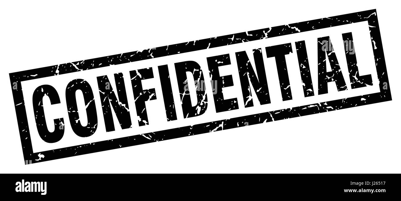 square grunge black confidential stamp Stock Vector Image & Art - Alamy