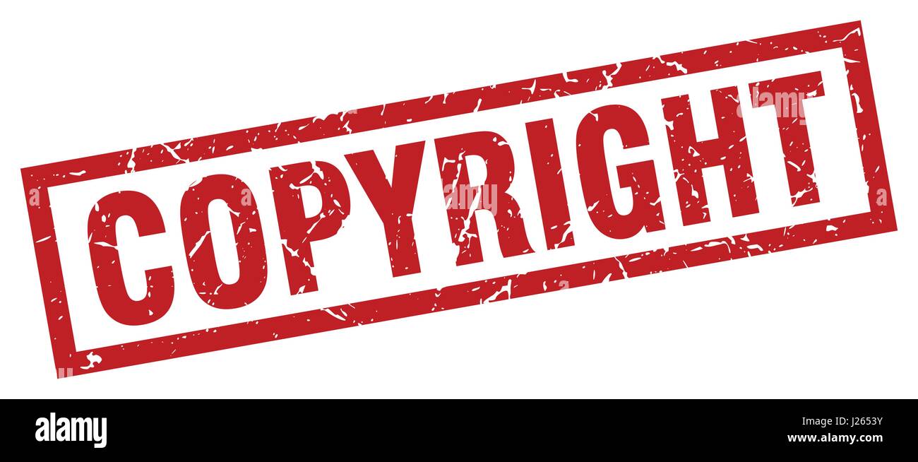 square grunge red copyright stamp Stock Vector Image & Art - Alamy