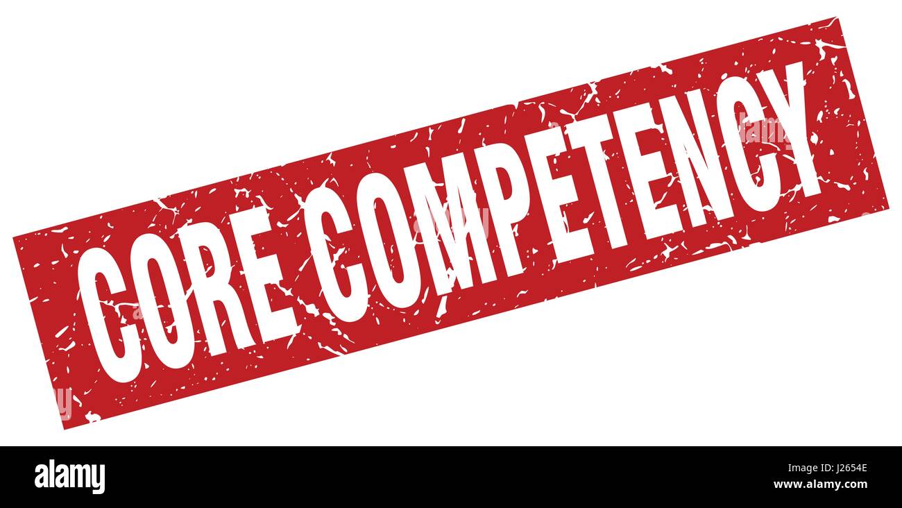 square grunge red core competency stamp Stock Vector Image & Art - Alamy