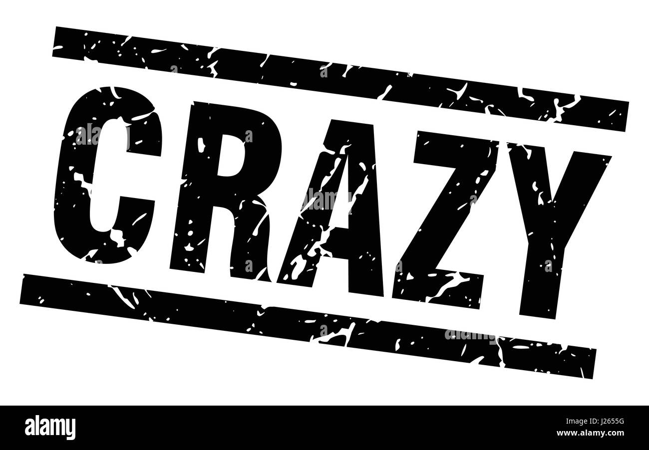 square grunge black crazy stamp Stock Vector Image & Art - Alamy