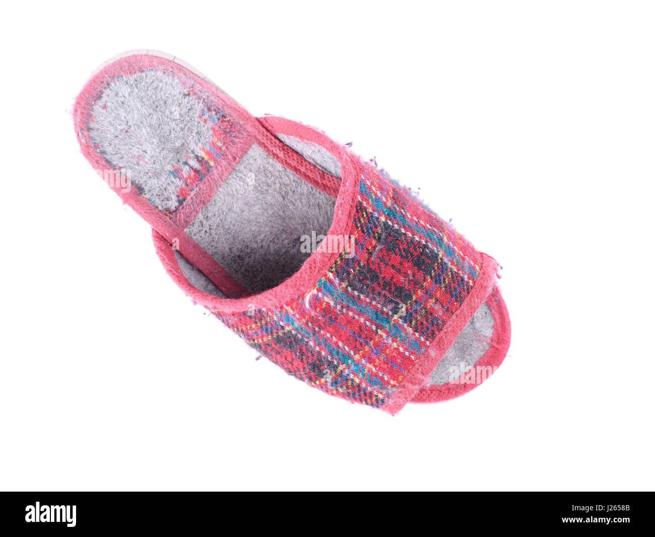 slippers on a white background Stock Photo - Alamy