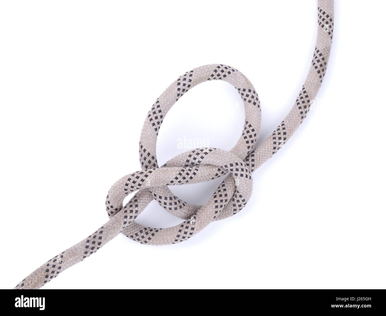 rope knot on a white background Stock Photo - Alamy
