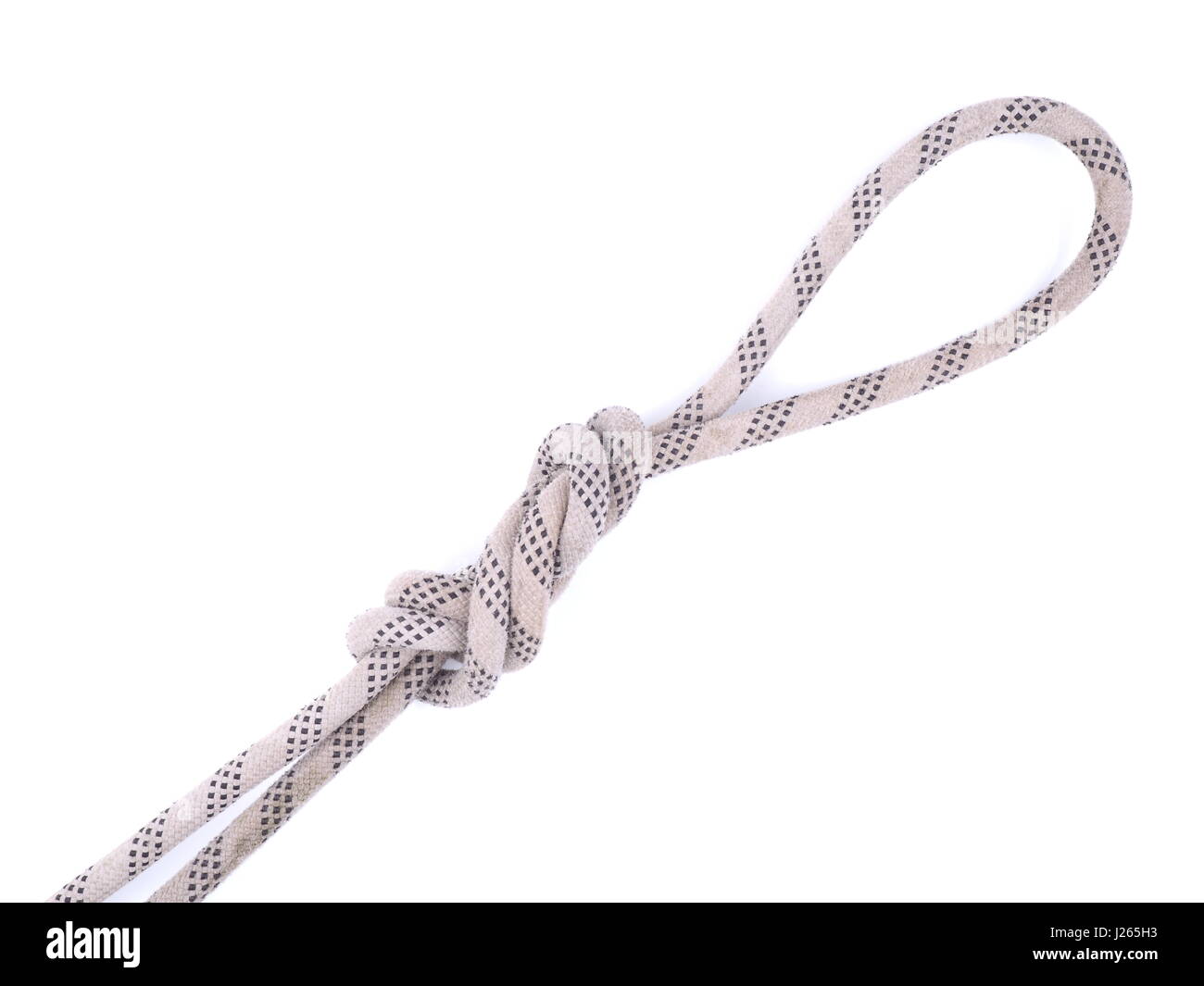 rope knot on a white background Stock Photo - Alamy