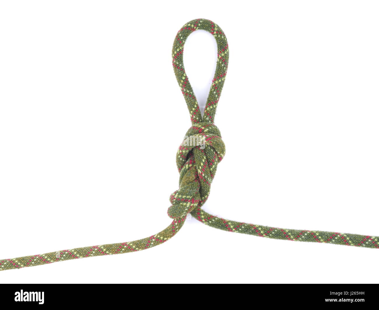 rope knot on a white background Stock Photo - Alamy