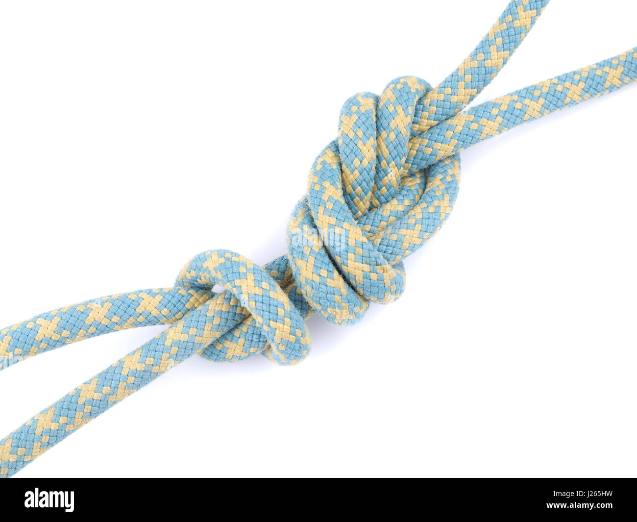 rope knot on a white background Stock Photo - Alamy