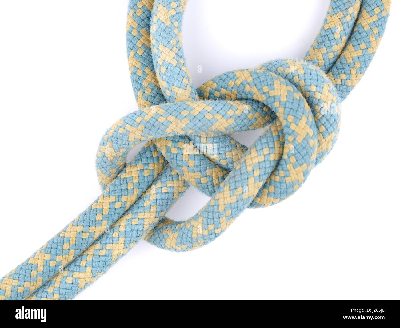 rope knot on a white background Stock Photo - Alamy