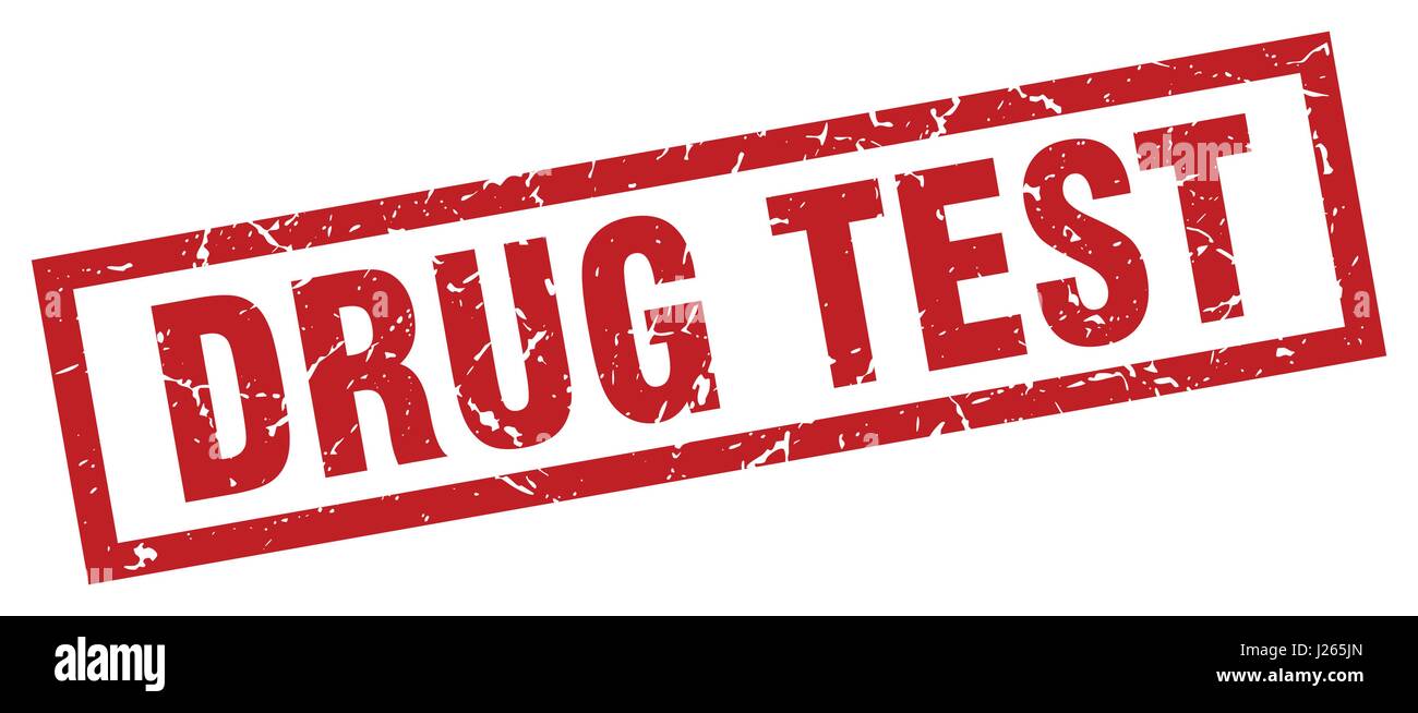 Drug test rubber stamp Stock Vector Images - Alamy