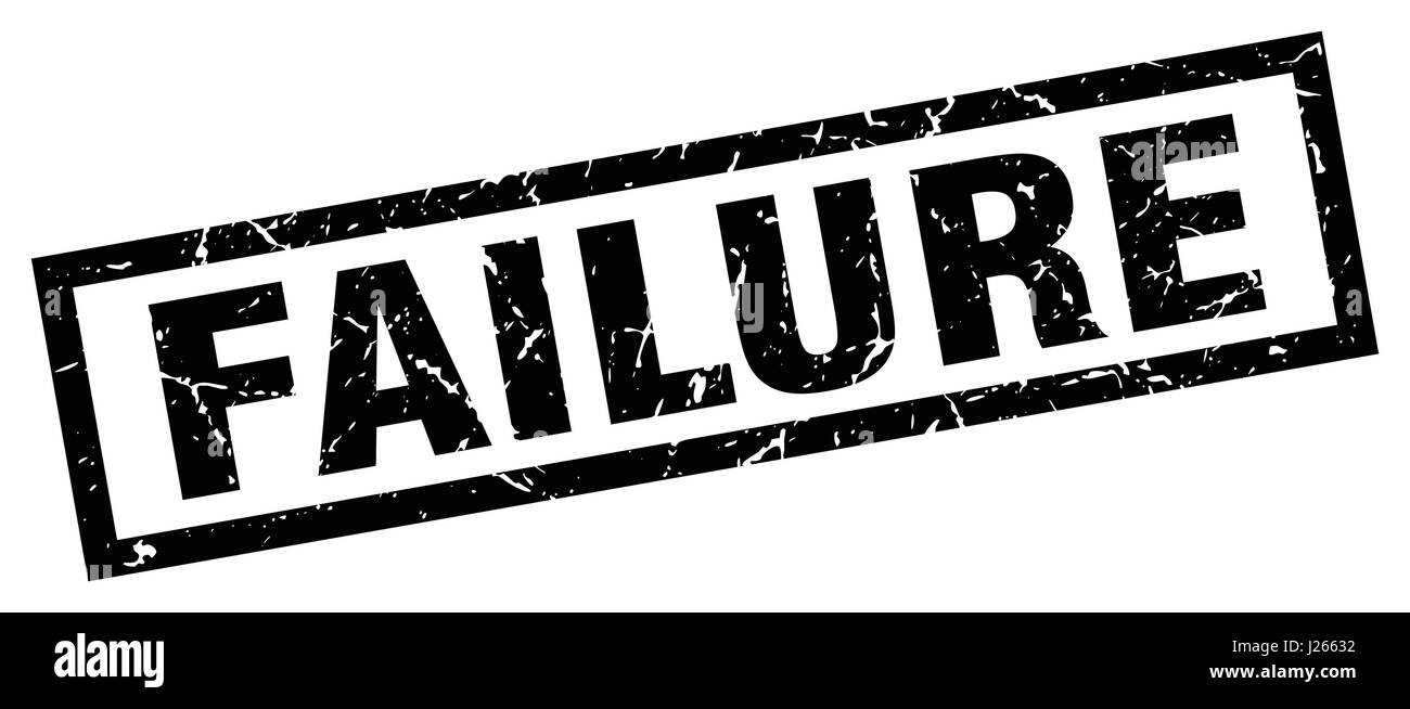 square grunge black failure stamp Stock Vector Image & Art - Alamy