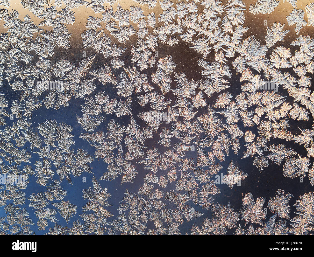 ice pattern on glass Stock Photo - Alamy