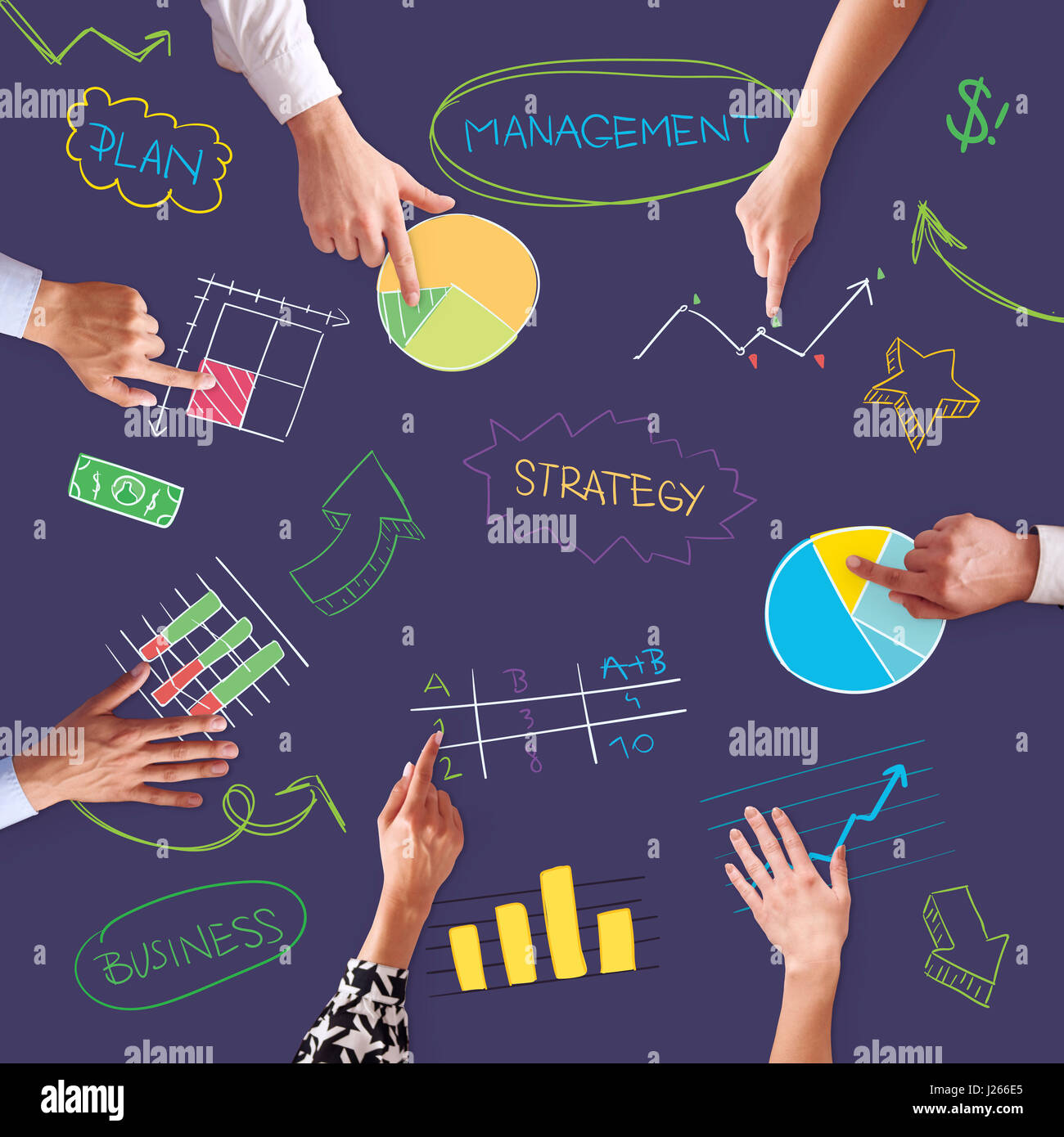 Brainstorming way success group hi-res stock photography and images - Alamy