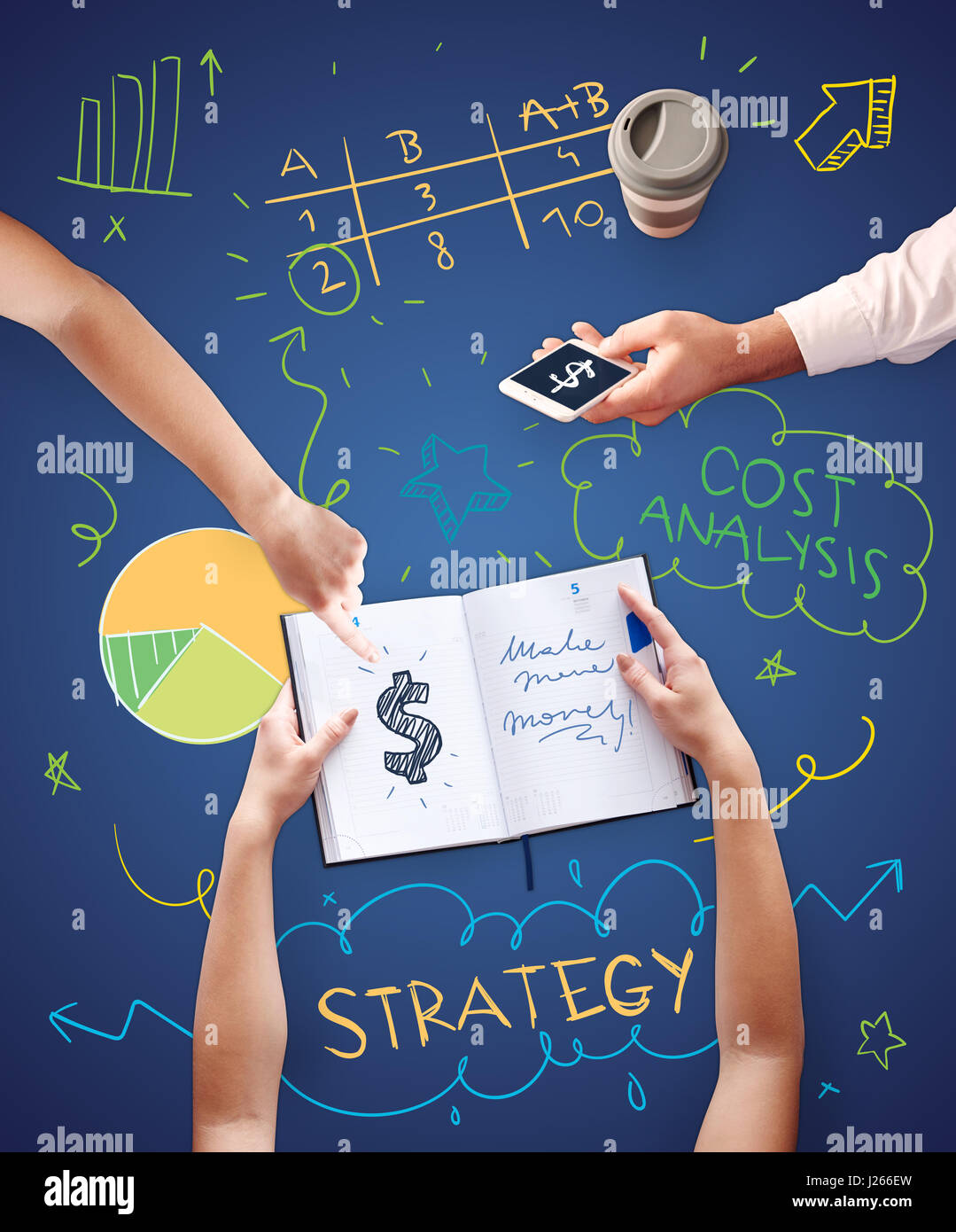 Business meeting about strategy of company Stock Photo - Alamy
