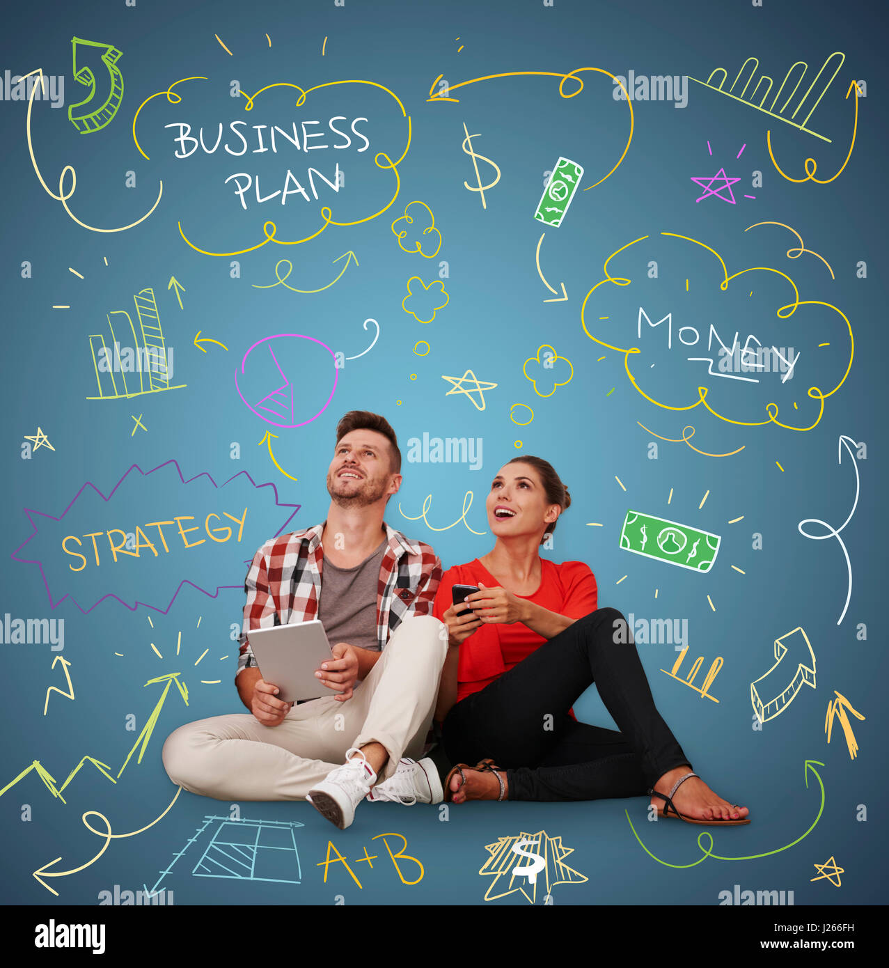 Creating marketing plan hi-res stock photography and images - Alamy