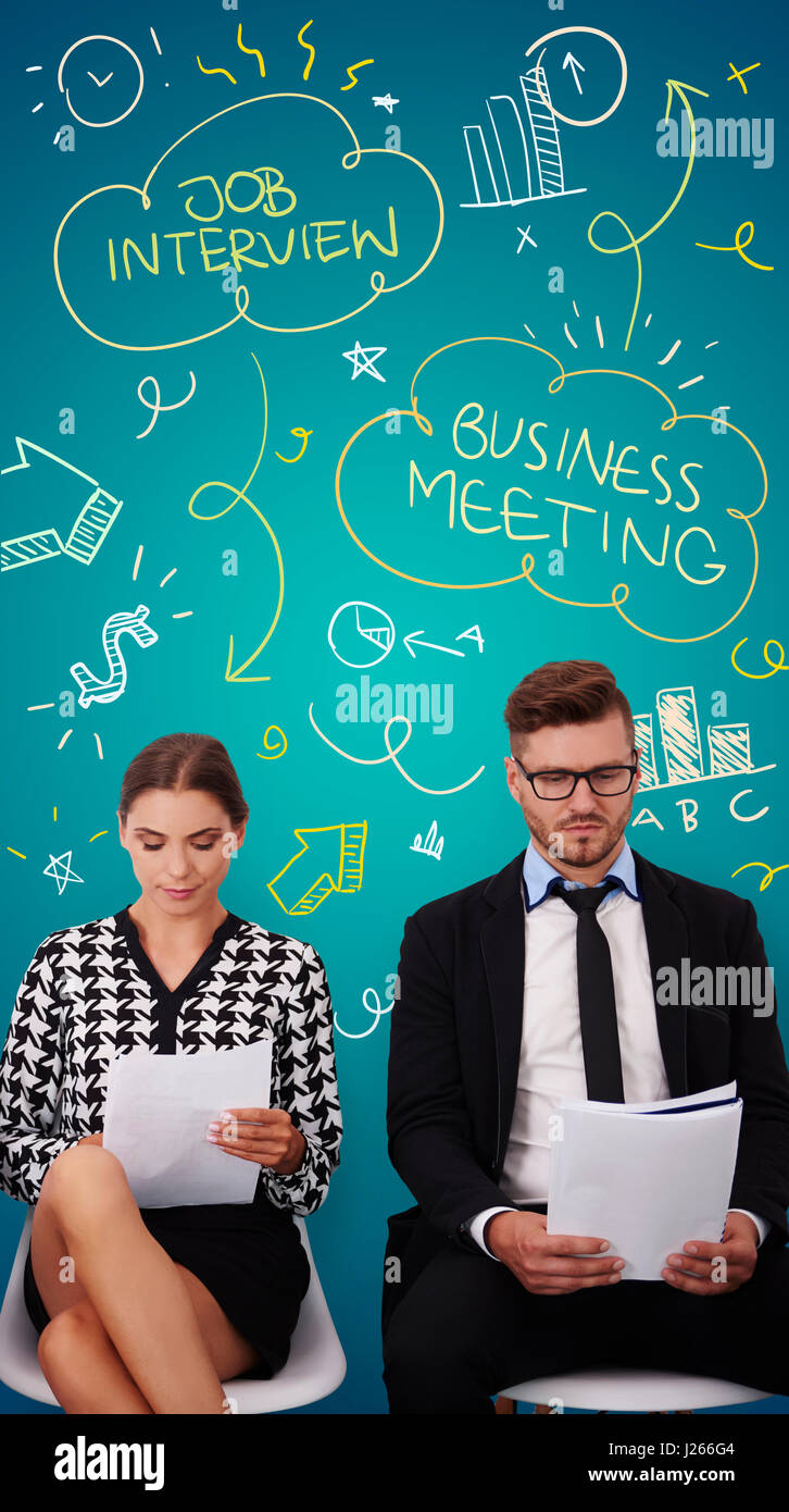 Stressed because of job interview Stock Photo - Alamy