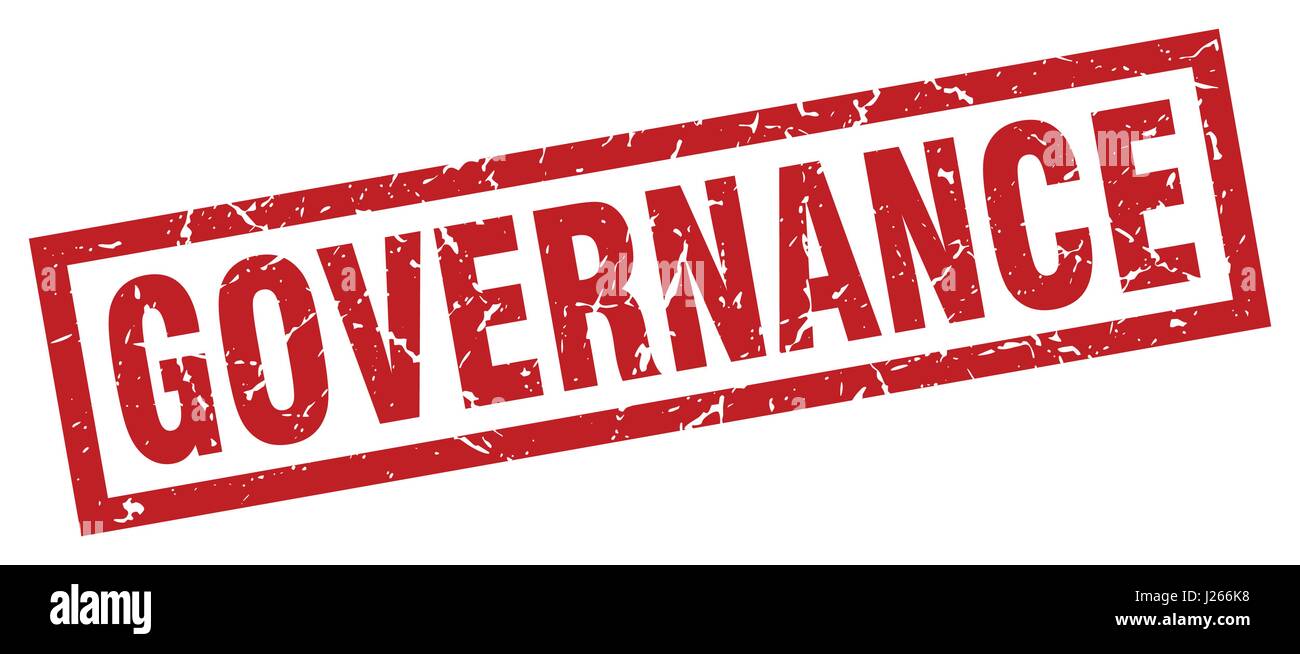 square grunge red governance stamp Stock Vector Image & Art - Alamy