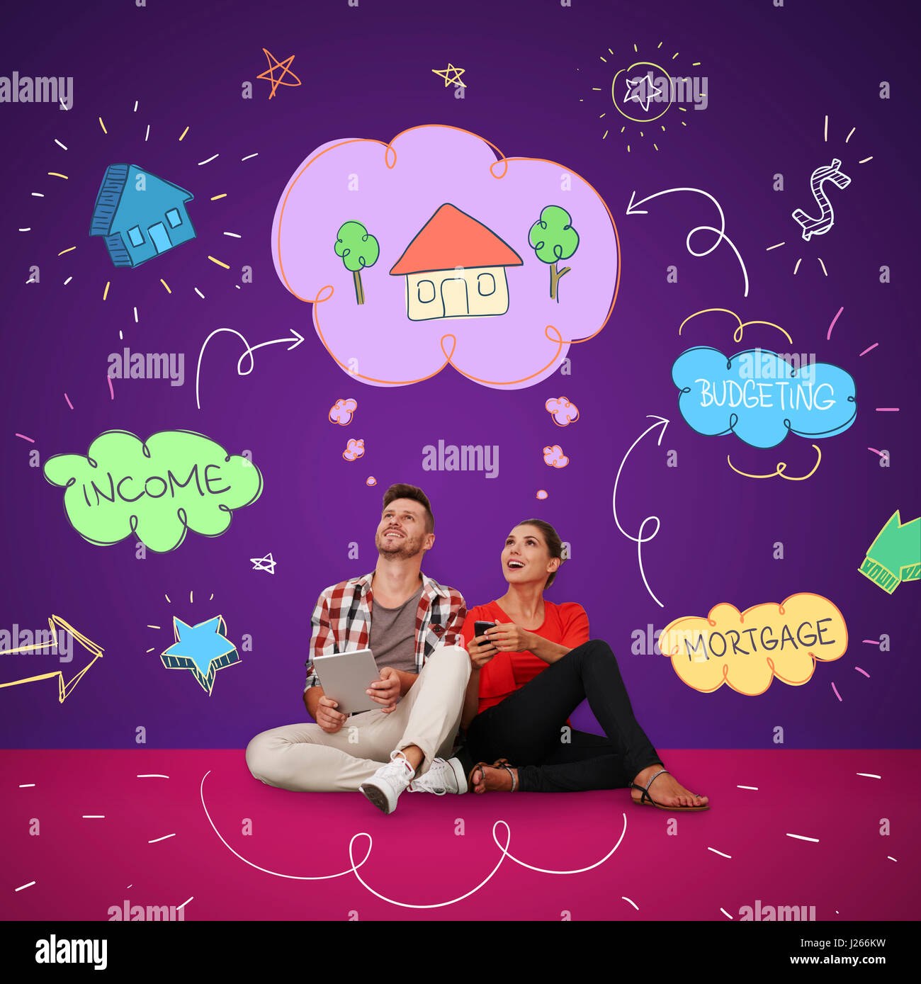 Making plans for better future Stock Photo - Alamy