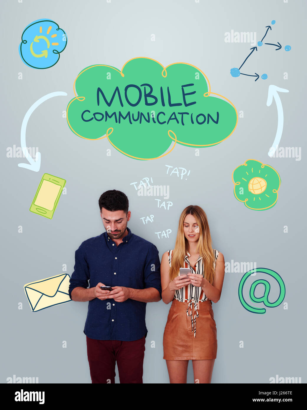 The easiest way is mobile communication Stock Photo - Alamy