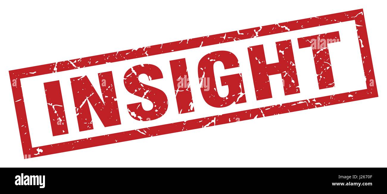 square grunge red insight stamp Stock Vector Image & Art - Alamy