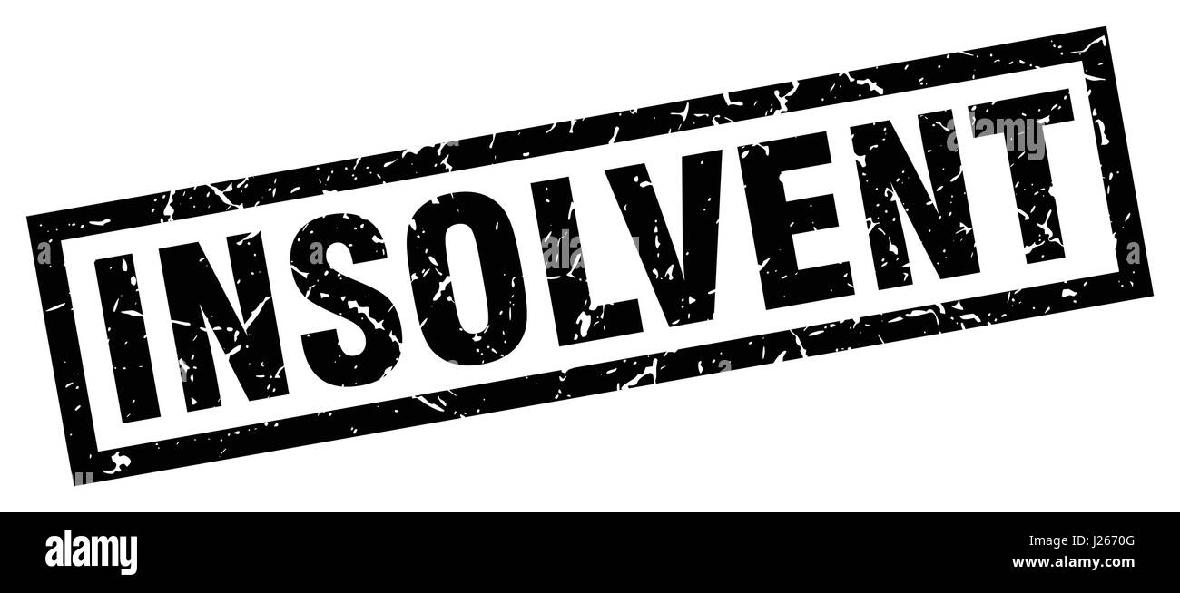 Insolvent stamp Black and White Stock Photos & Images - Alamy