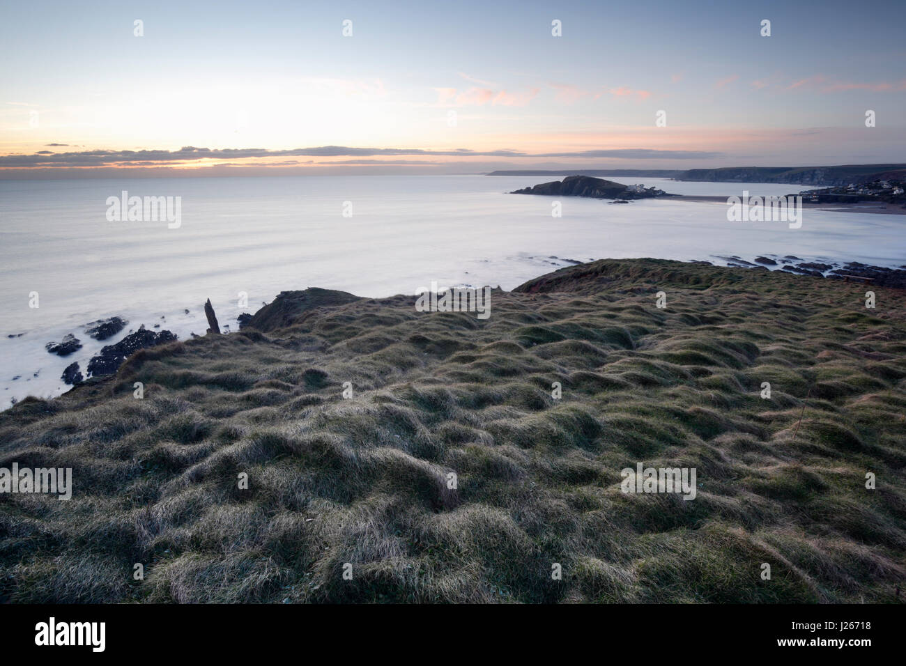 Bigbury Bay and Burgh Island. South Hams. Devon. UK Stock Photo - Alamy