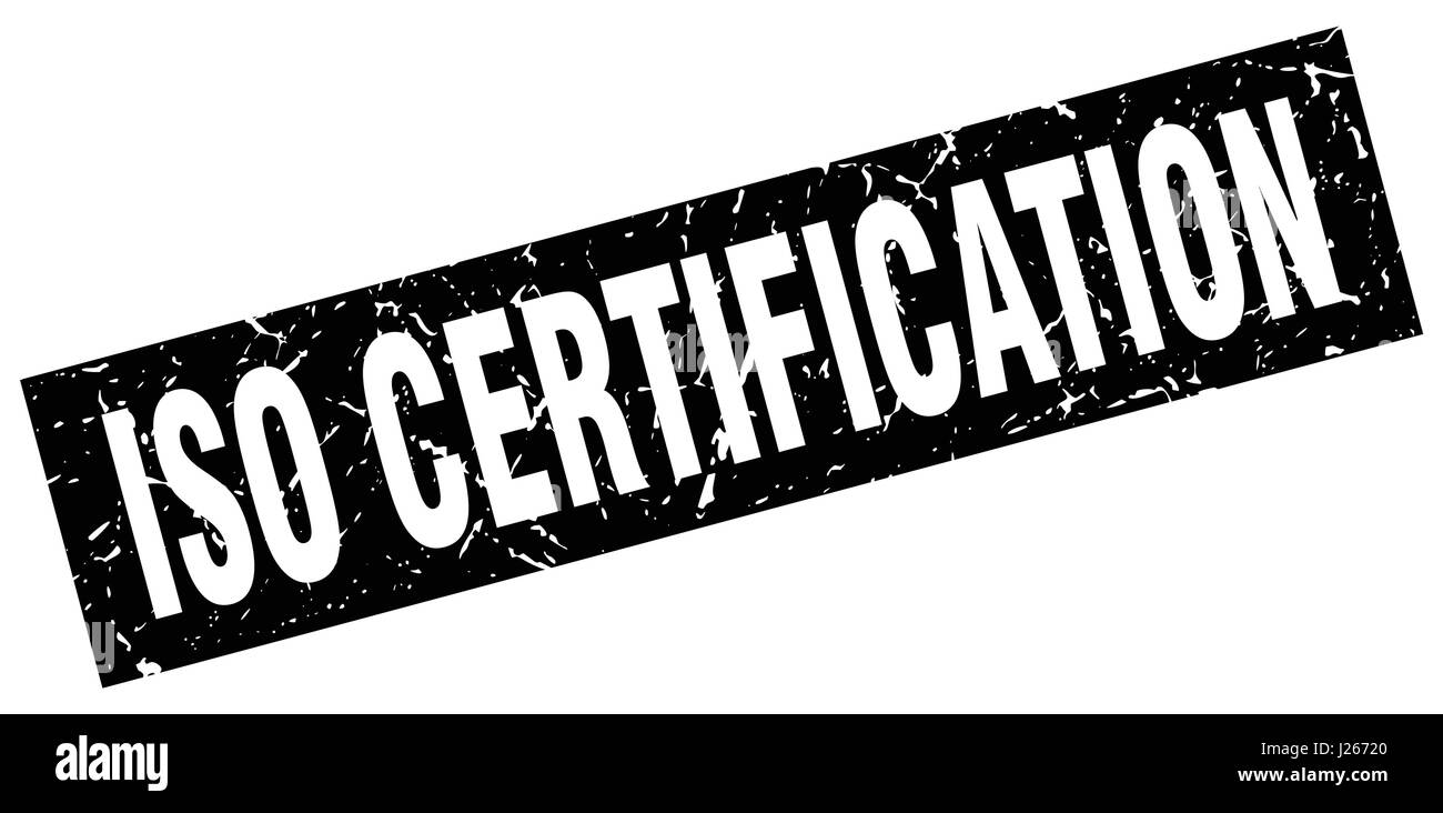 Iso certification Black and White Stock Photos & Images - Alamy