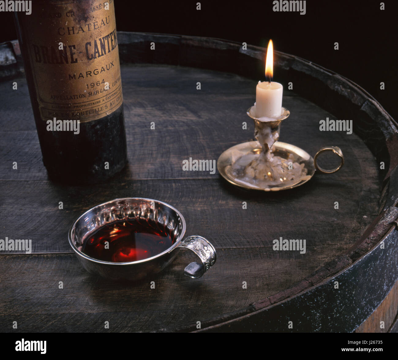 French Red Wine tasting cellar sommelier expert situation with 1964 ...