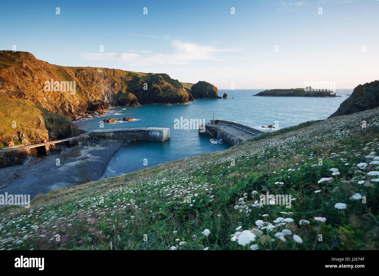 Mullion Cove. The Lizard Peninsula. Cornwall. UK Stock Photo - Alamy