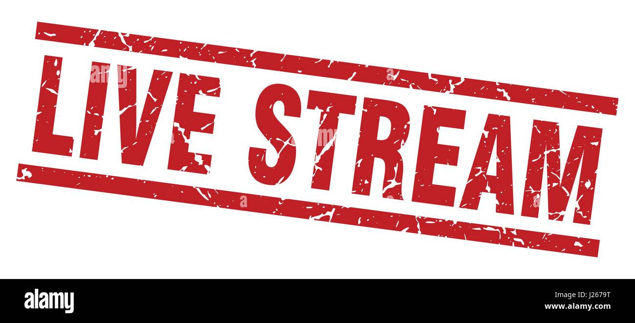 Live stream rubber stamp hi-res stock photography and images - Alamy