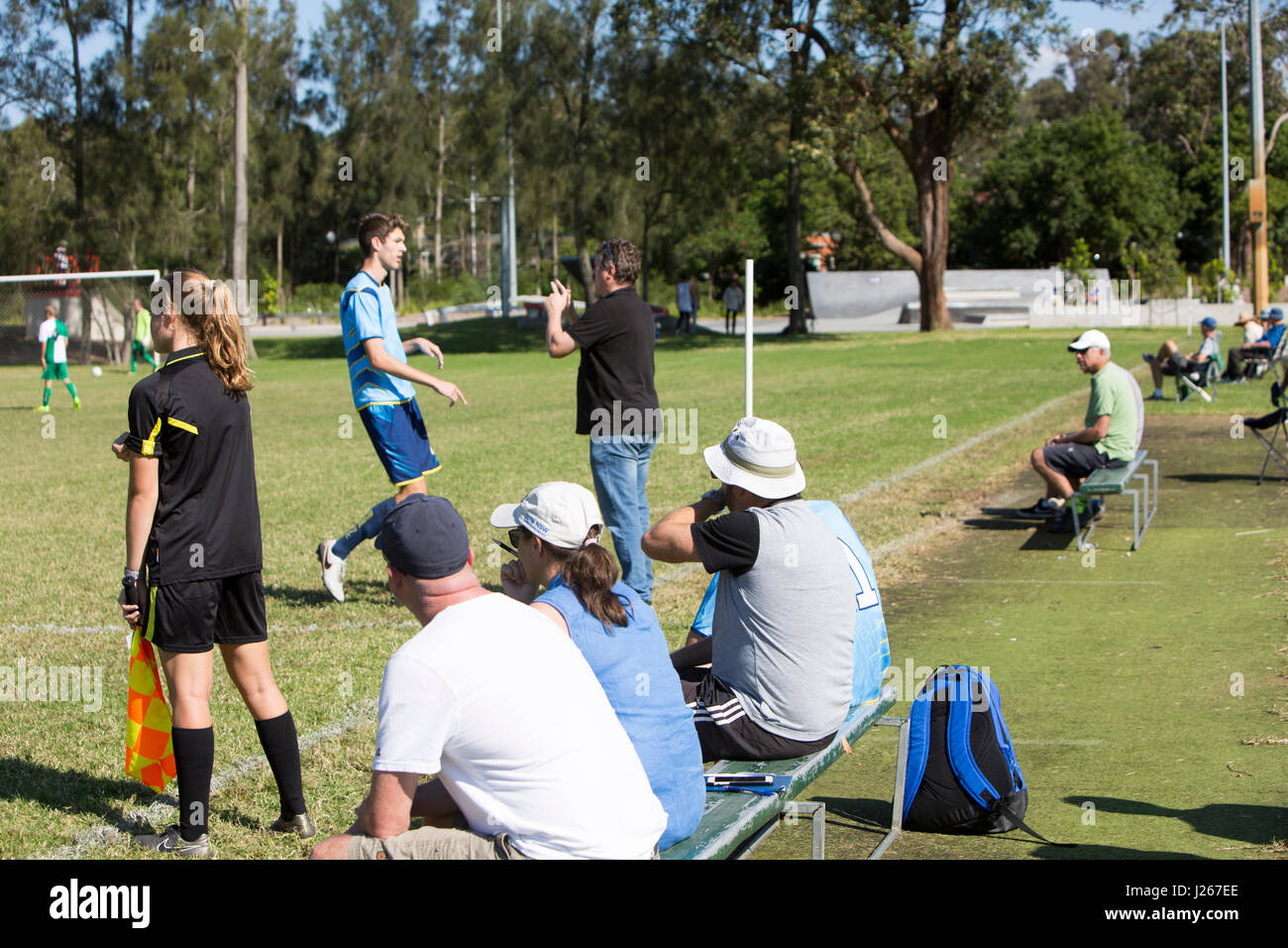 Female linesman hi-res stock photography and images - Alamy