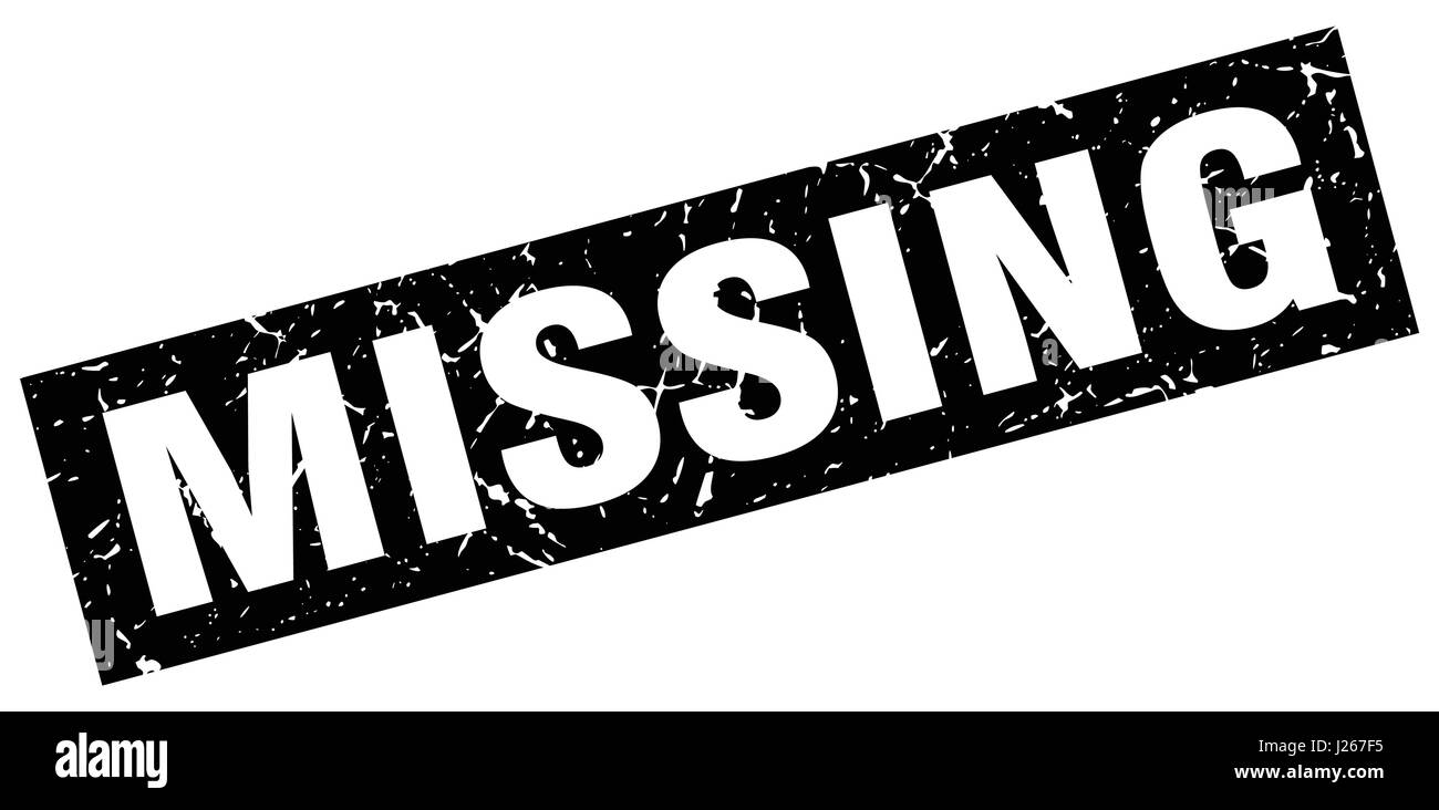 square grunge black missing stamp Stock Vector Image & Art - Alamy
