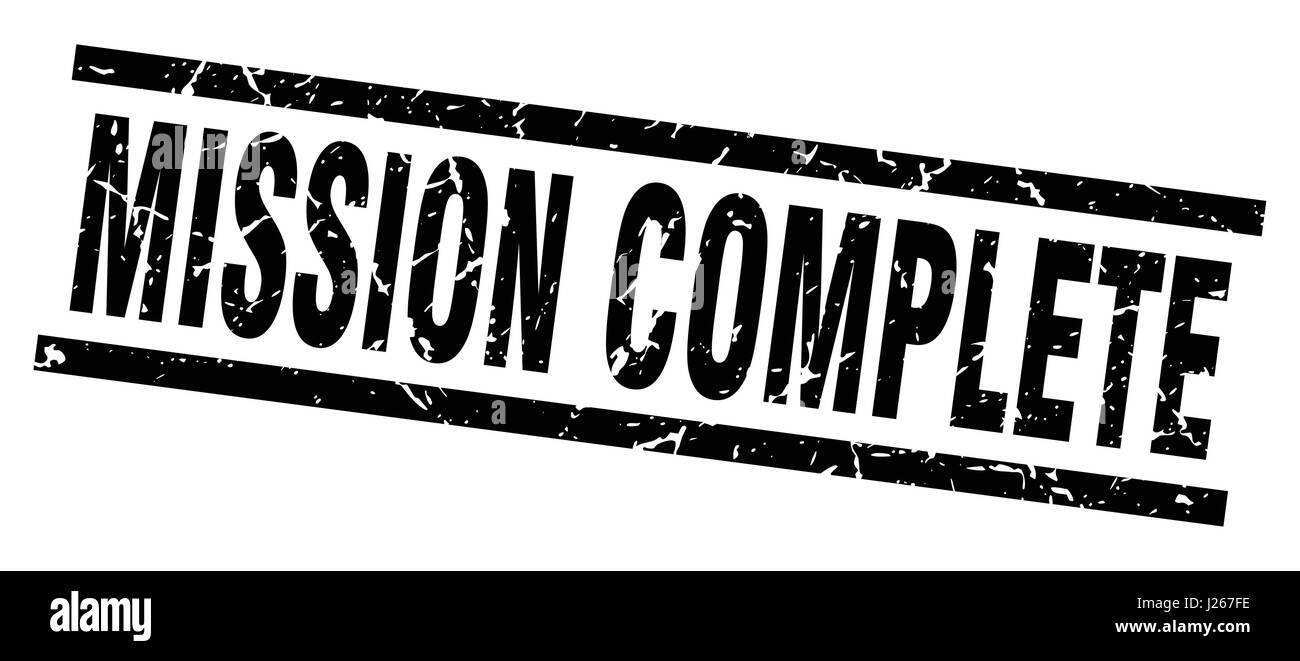 Mission complete Black and White Stock Photos & Images - Alamy