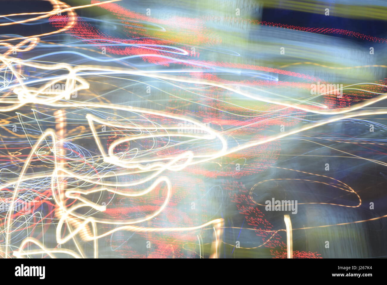 An amazing spread of colored light Stock Photo - Alamy