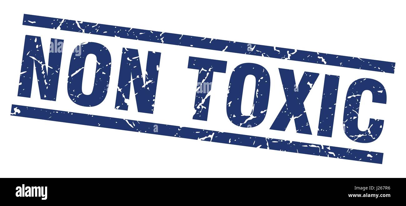 square grunge blue non toxic stamp Stock Vector Image & Art - Alamy