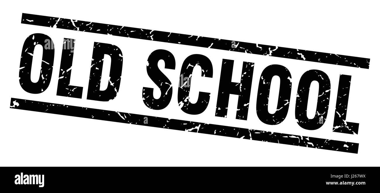 square grunge black old school stamp Stock Vector Image & Art - Alamy