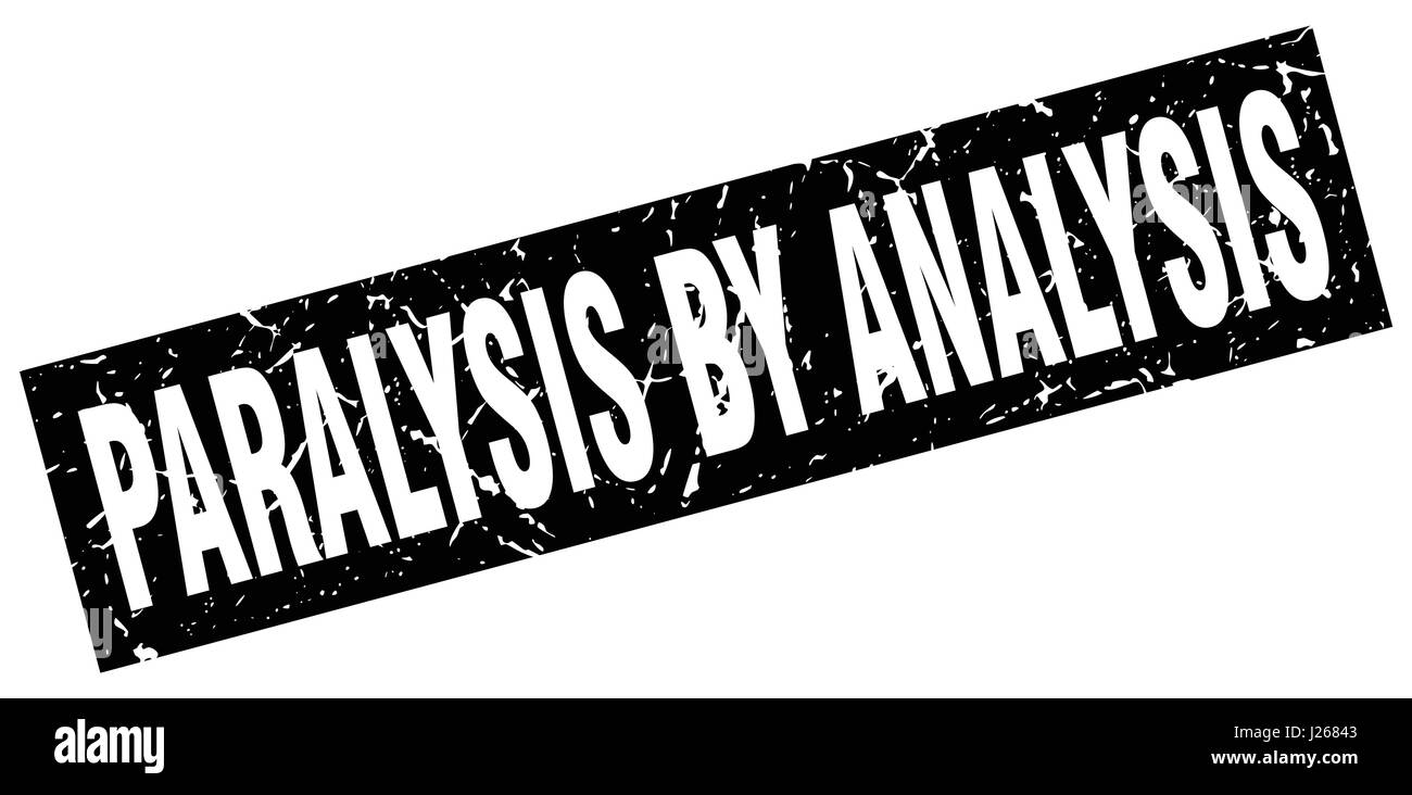 Paralysis by analysis Stock Vector Images - Alamy