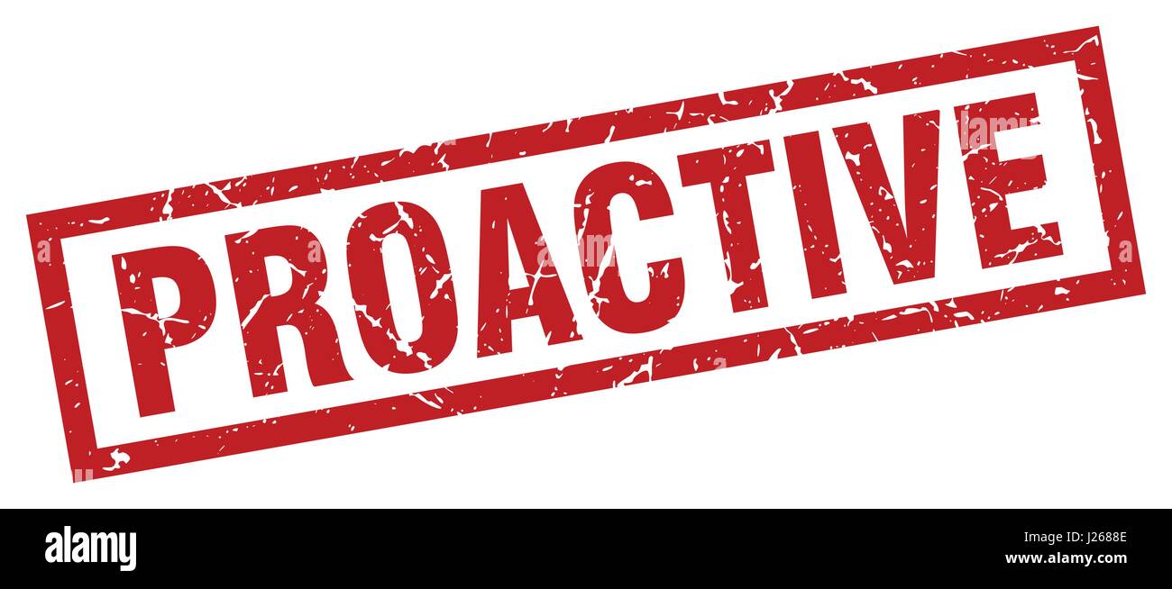 Proactive rubber stamp hi-res stock photography and images - Alamy