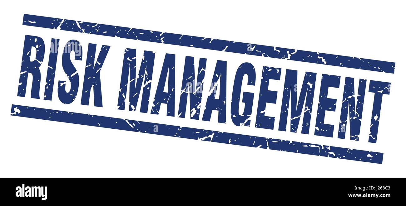 square grunge blue risk management stamp Stock Vector Image & Art - Alamy