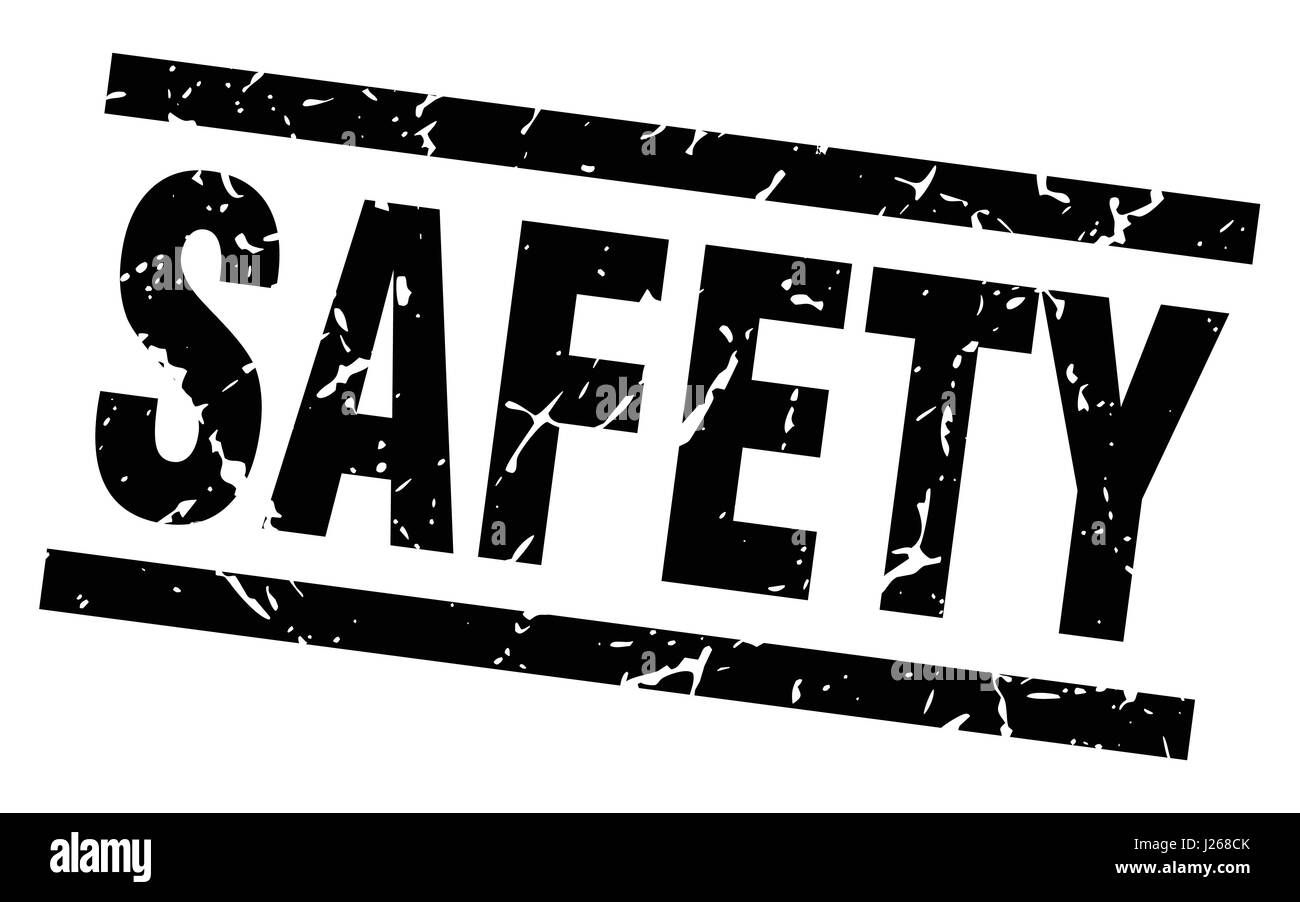square grunge black safety stamp Stock Vector Image & Art - Alamy