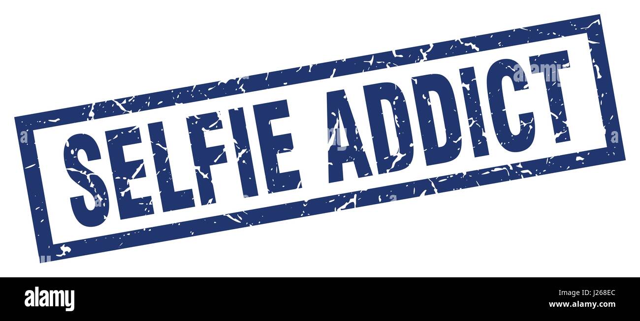 Selfie addiction vector vectors hi-res stock photography and images - Alamy