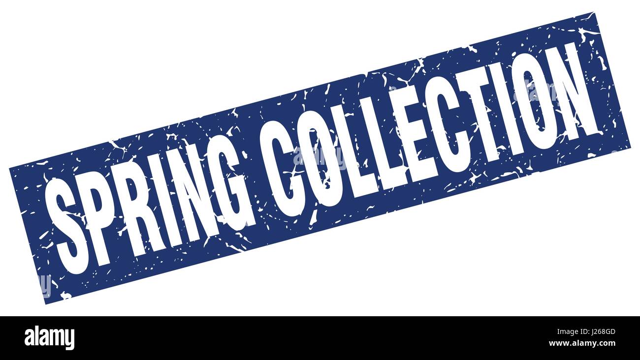 Spring collection square stamp hi-res stock photography and images - Alamy